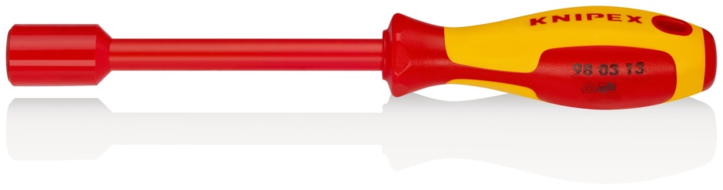 KNIPEX 98 03 13 LLAVE DE VASO CON MANGO DESTORNILLADOR AISLADOS CON ...